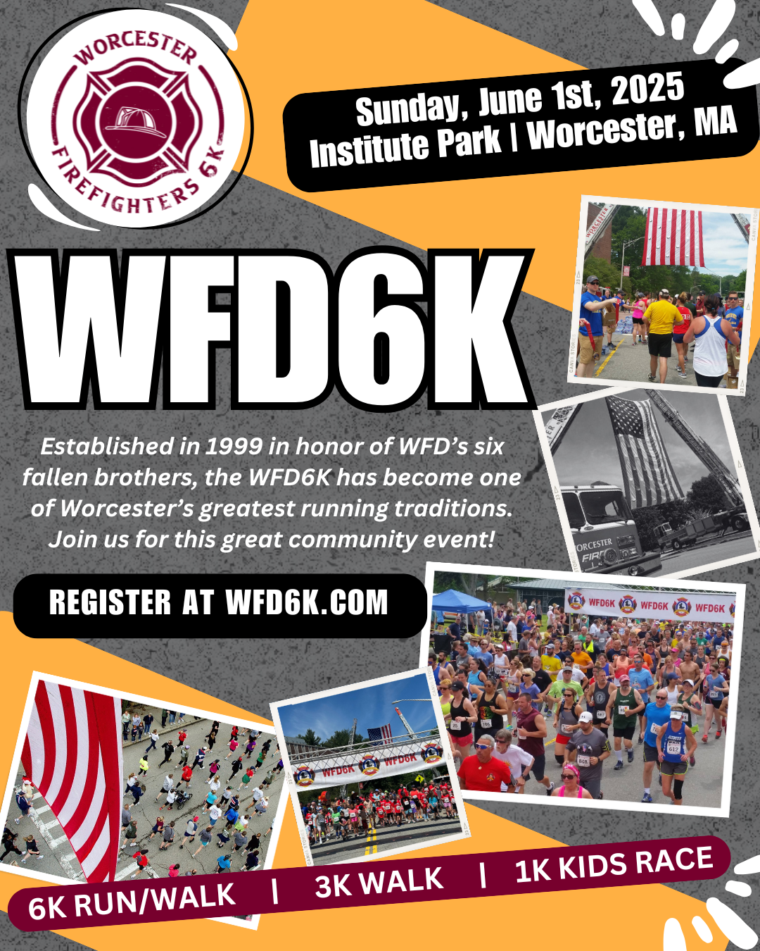 Worcester Firefighters 6K – Run Rhody